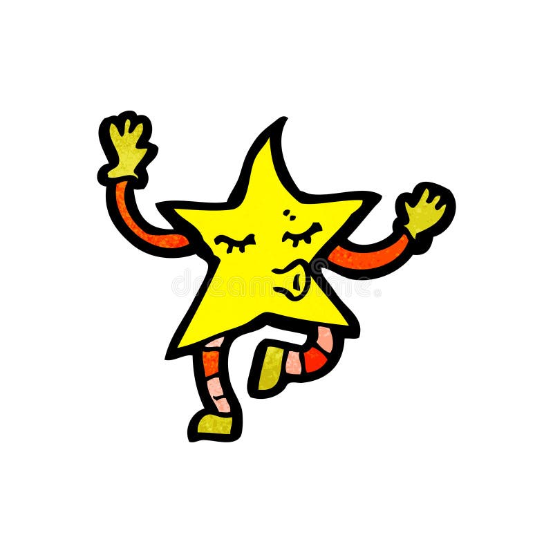 Cartoon star character stock vector. Illustration of artwork - 38058365