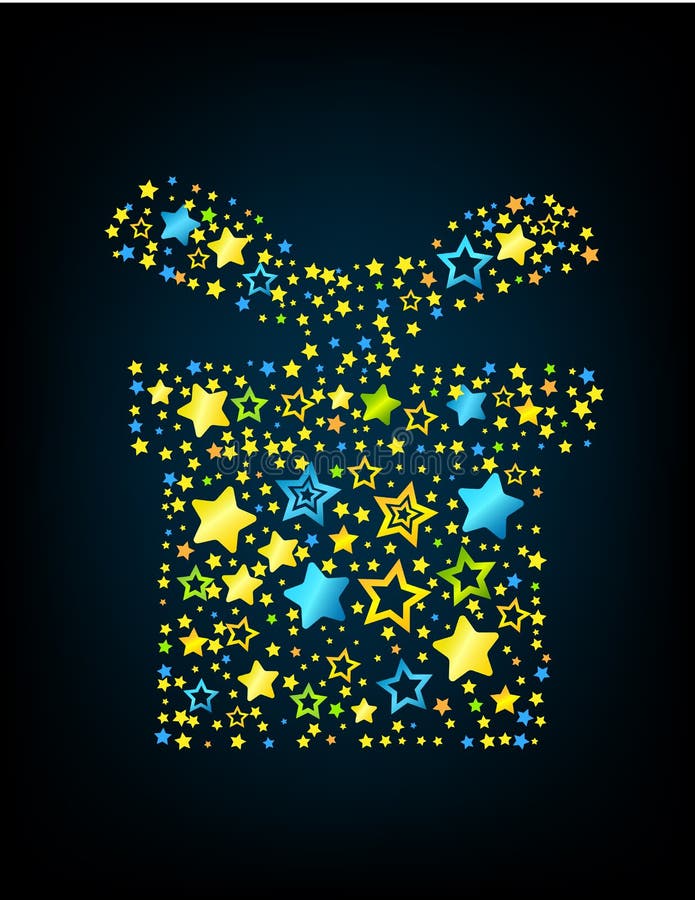 Cartoon star colored comet stock vector. Illustration of starfield ...