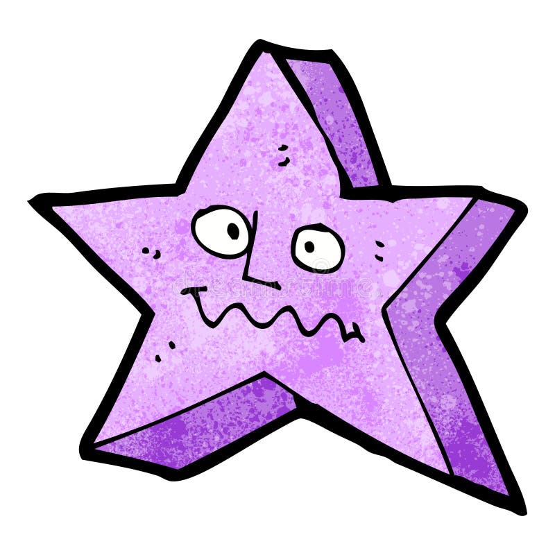 Cartoon star stock vector. Illustration of retro, doodle - 38086032