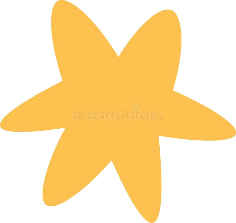 Cartoon Star Shape stock vector. Illustration of shape - 302329633