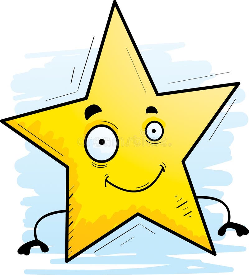 Star Smiling stock vector. Illustration of cartoon, symbol - 10318429