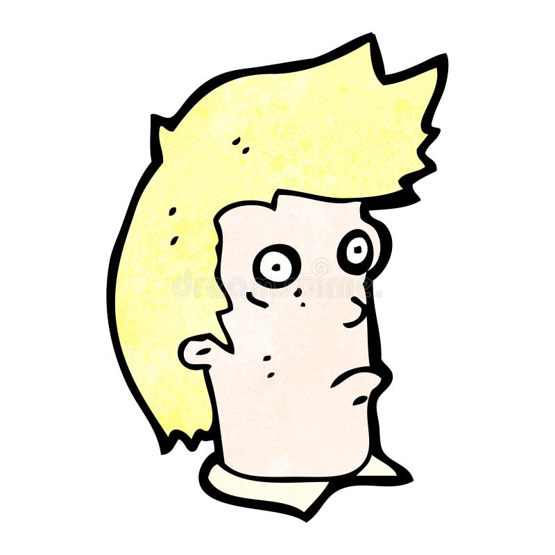 Cartoon staring man stock vector. Illustration of retro - 38062079