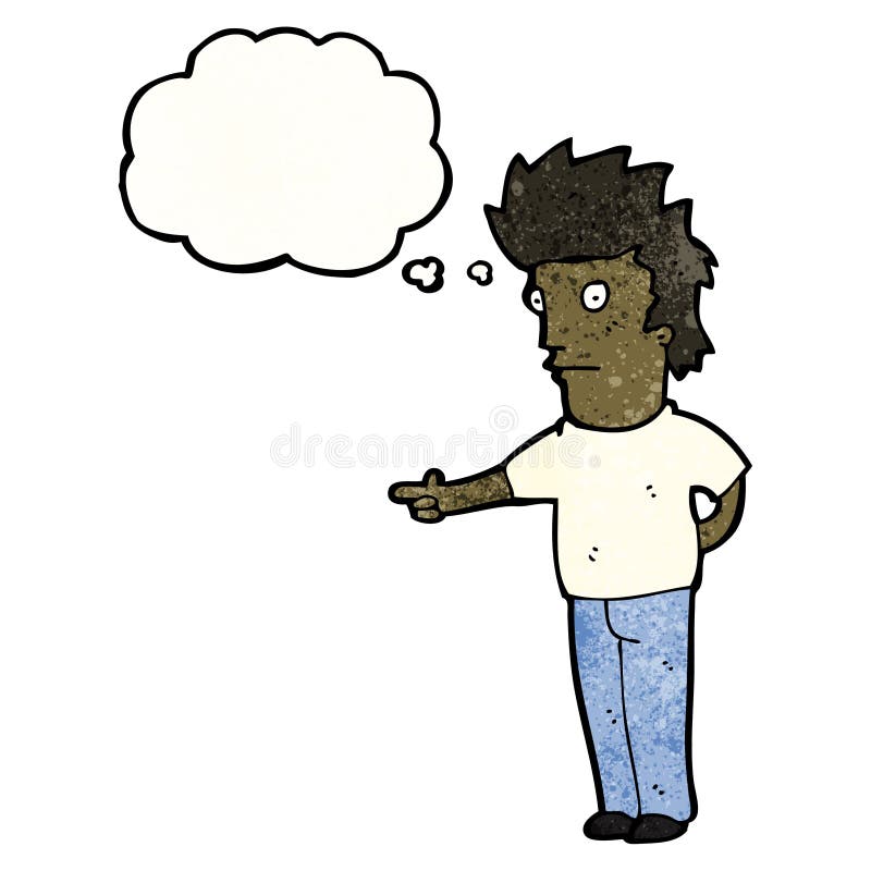 Cartoon staring man stock vector. Illustration of idea - 38045853