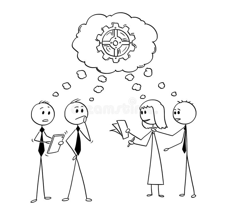 Stickman Thinking Stock Illustrations – 1,514 Stickman Thinking Stock ...