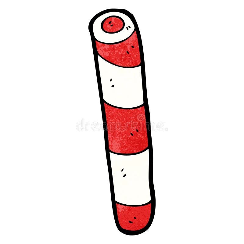 Cartoon stick of rock stock vector. Illustration of candy - 38041925