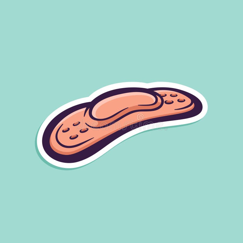 Cartoon Sticker Design. Funny Vector Illustration of a Patch in Doodle ...