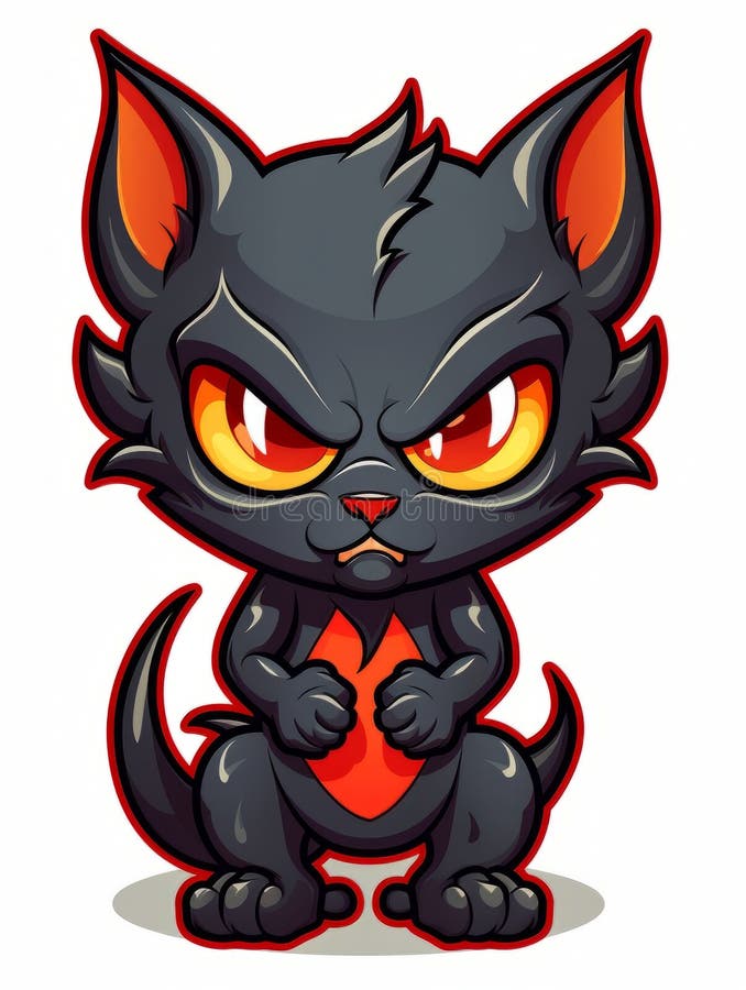 Daemon Kitten Stock Illustrations – 24 Daemon Kitten Stock ...