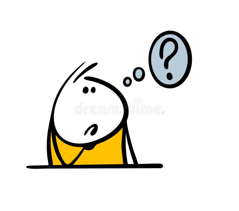 Stickman Think Stock Illustrations – 637 Stickman Think Stock ...