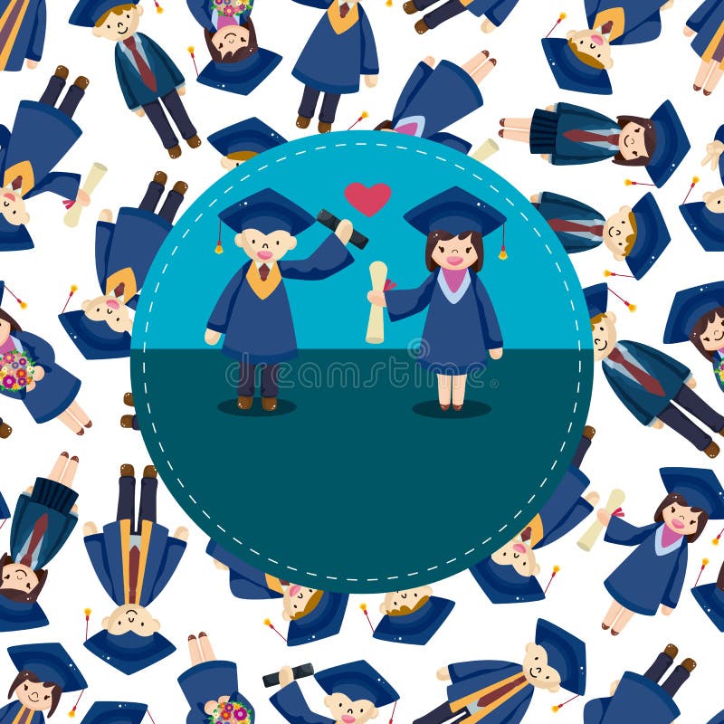 Cartoon student card stock vector. Illustration of frame - 21530402