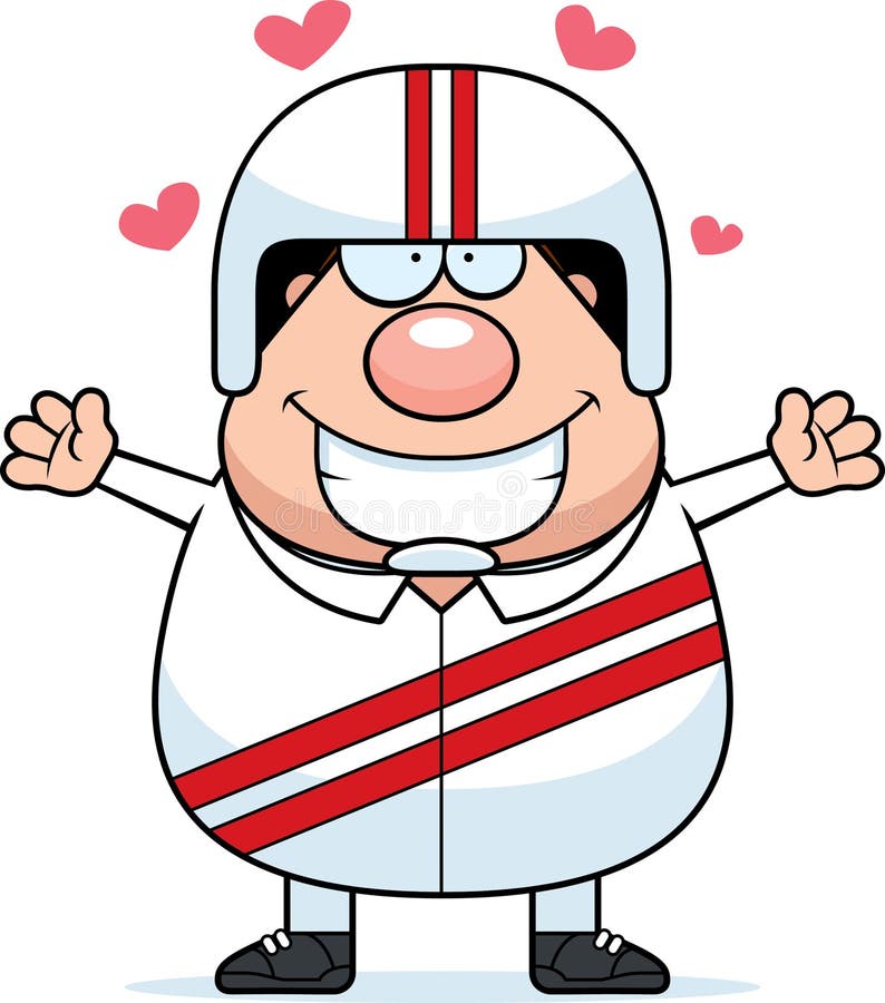 Cartoon Stuntman Hug stock vector. Illustration of happy - 47714845