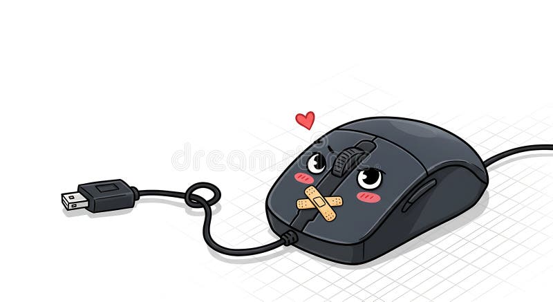Black Computer Mouse Stock Illustrations – 35,138 Black Computer Mouse ...