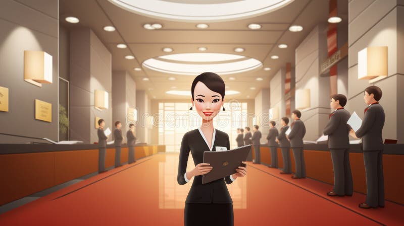 Coordinator Welcoming Stock Illustrations – 13 Coordinator Welcoming ...