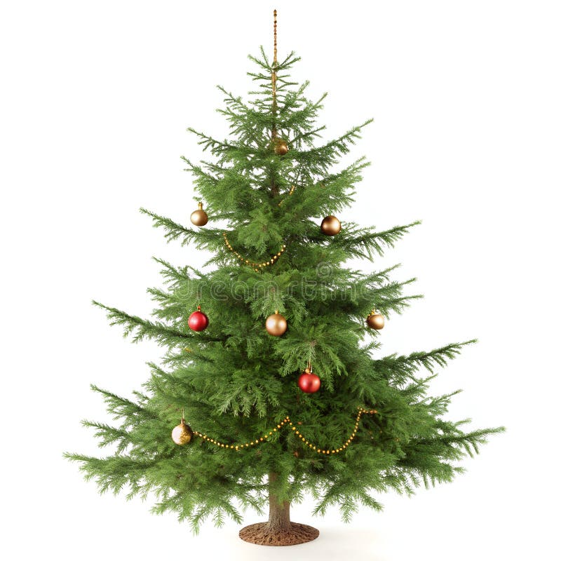 Cartoon Style Evergreen Tree â€ Lush Green Tree Design Stock ...