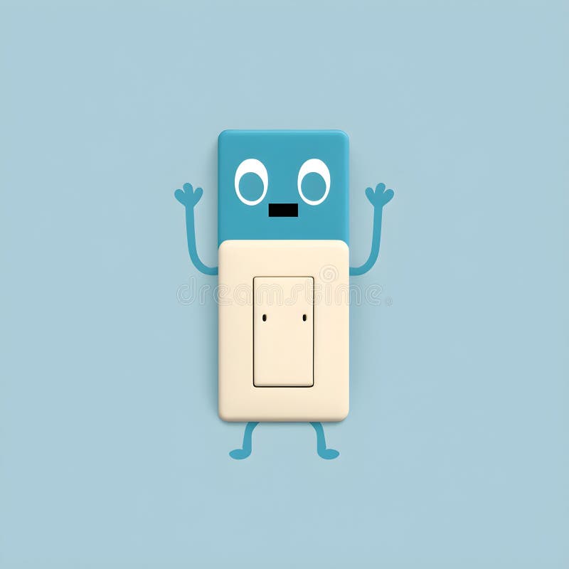 Set of Socket and Switch Electrical or Realistic Electrical Plug and ...