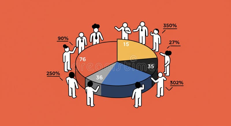 Corresponding Percentage Figures Stock Illustrations – 3 Corresponding ...