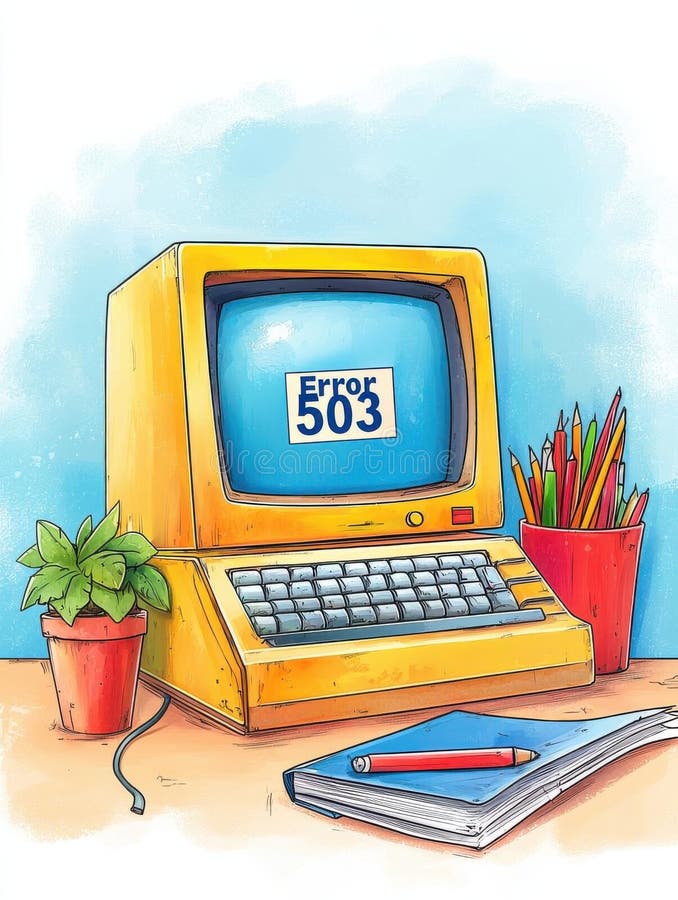 Cartoon Computer Issue Stock Illustrations – 483 Cartoon Computer Issue ...
