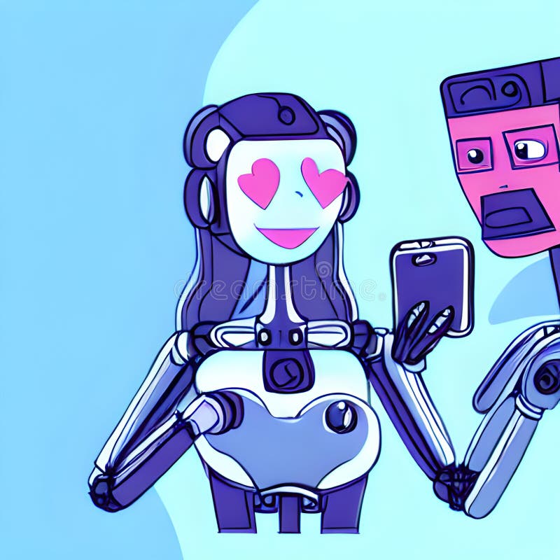 Robot Selfie Stock Illustrations – 231 Robot Selfie Stock Illustrations, Vectors & Clipart ...