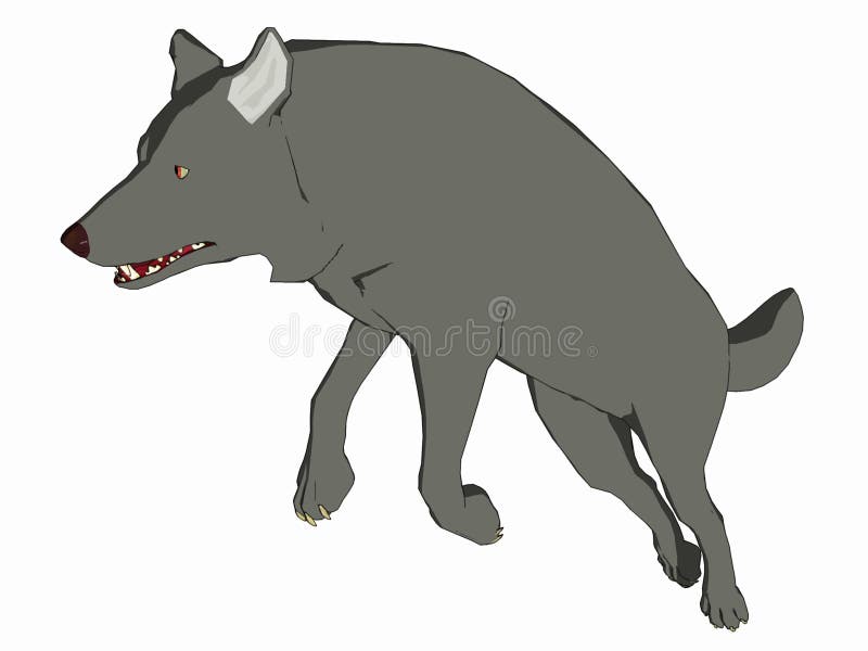 Cartoon Style Wolf Picture. Image: 5593035