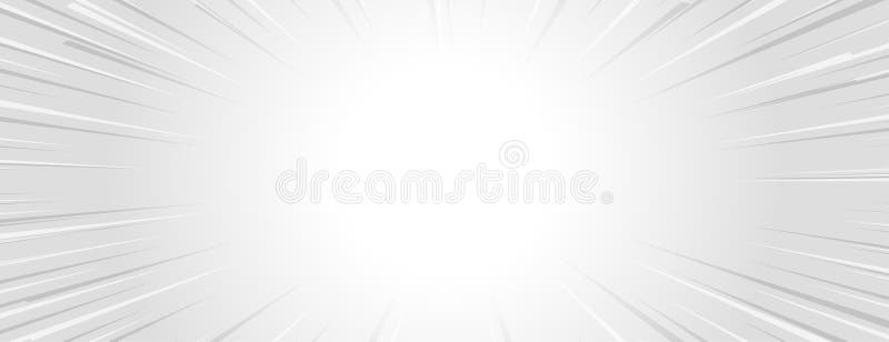 Cartoon Style Zoom Line Explosion Banner Stock Vector - Illustration of ...