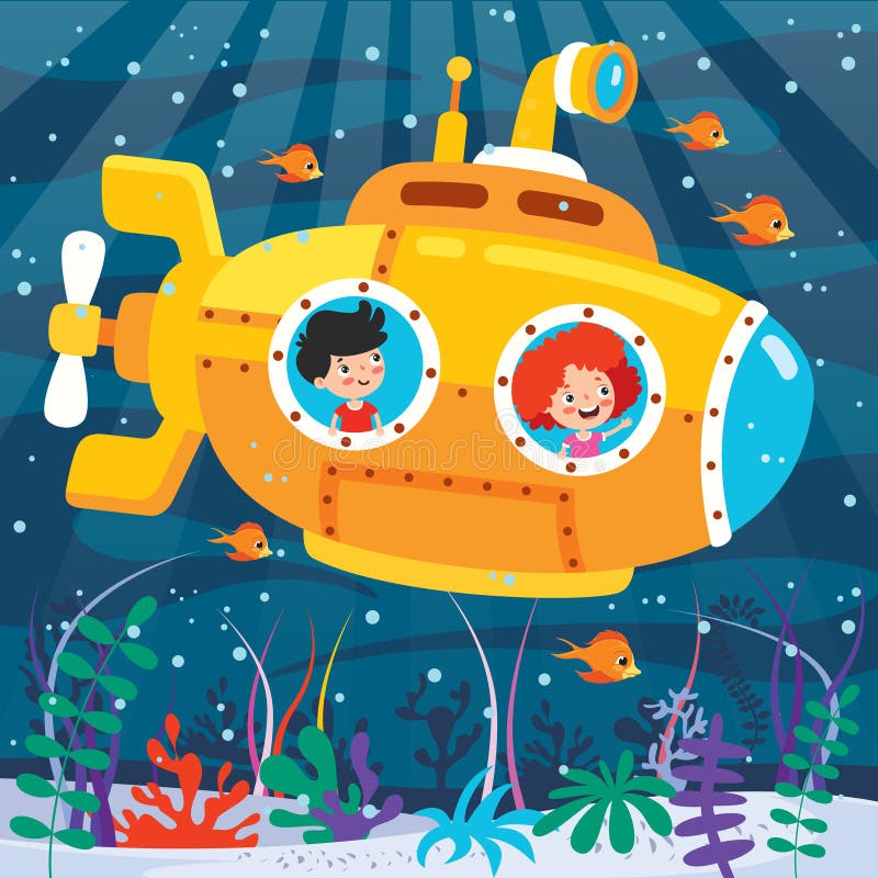 Cartoon Submarine Stock Illustrations – 5,356 Cartoon Submarine Stock ...