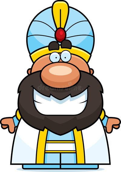 Cartoon Sultan Smiling stock vector. Illustration of king - 49929149