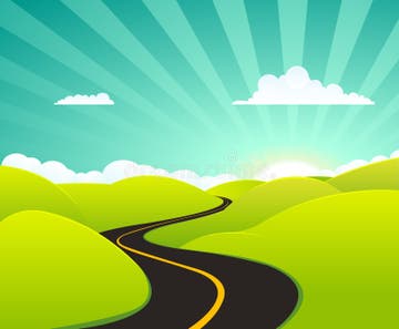 Cartoon Highway Background Stock Illustrations – 14,078 Cartoon Highway ...
