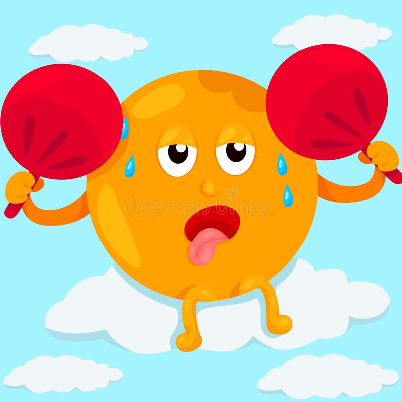 Sweat Sun Clipart