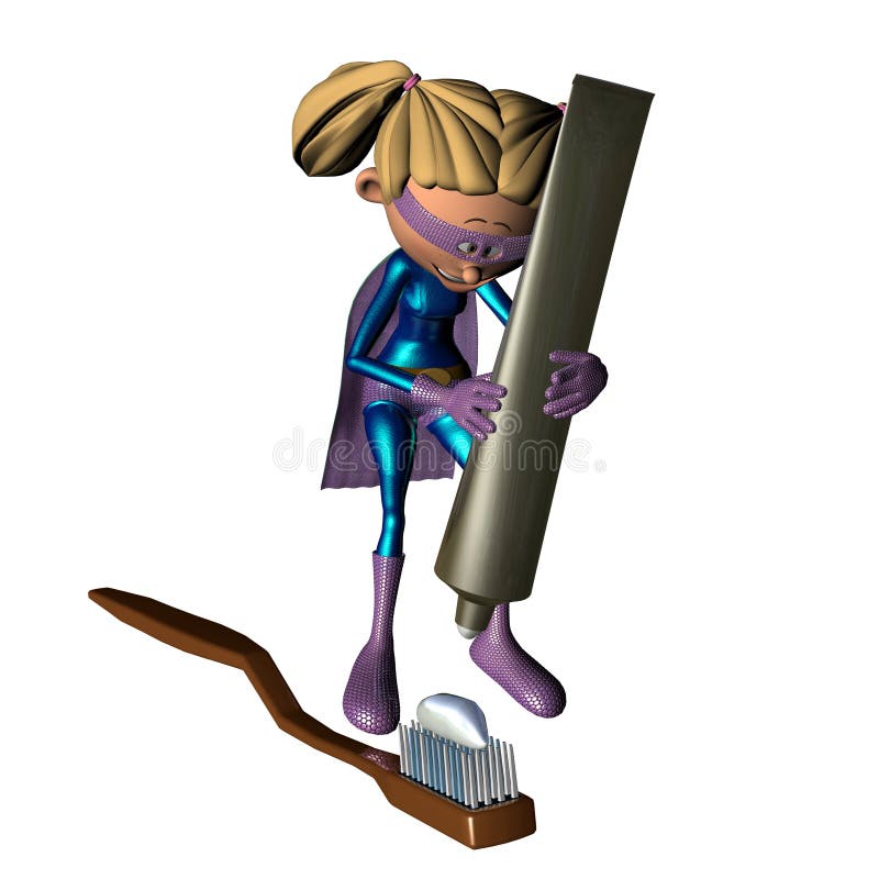 Superhero Toothbrush Stock Illustrations – 337 Superhero Toothbrush ...