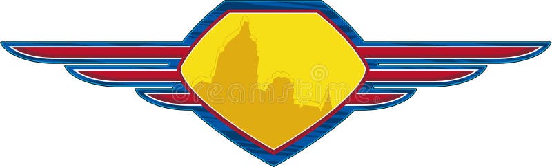 Cartoon Superhero Shield stock vector. Illustration of comicbooks ...