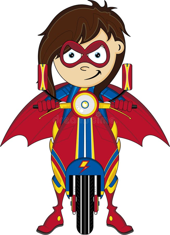 Cartoon Heroic Superhero stock vector. Illustration of cute - 95031086