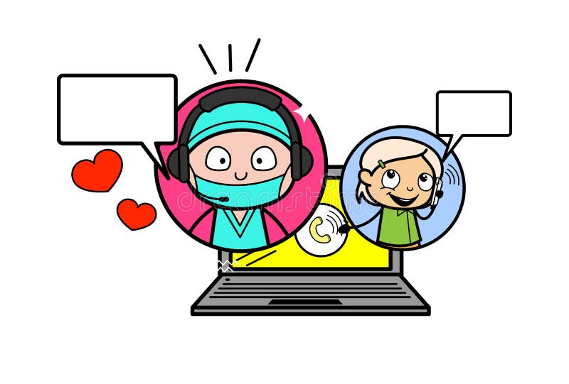Doctor Calling Cartoon Stock Illustrations – 278 Doctor Calling Cartoon ...