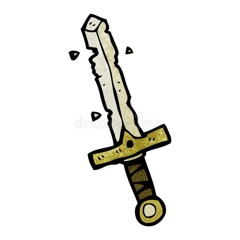 Cartoon sword stock vector. Illustration of drawn, silly - 38051967