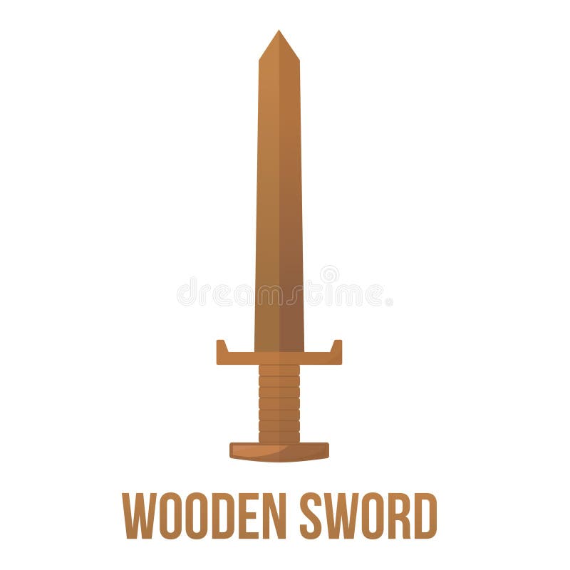 Cartoon Sword Icon for Video Game Stock Vector - Illustration of ...