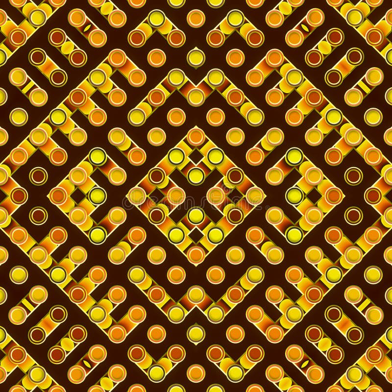 Cartoon Symmetrical Geometric Pattern with Trendy Gradient. Modern ...