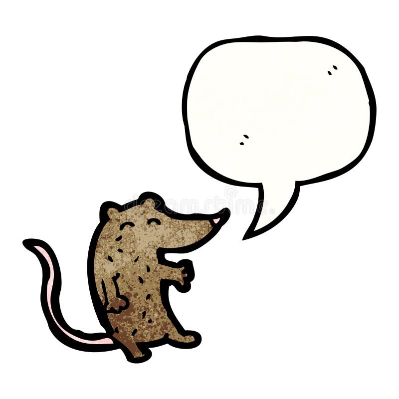 Talking Mouse stock vector. Illustration of design, cartoon - 9987285