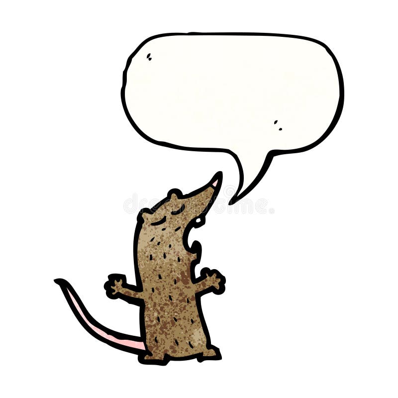 Cartoon talking mouse stock vector. Illustration of doodle - 38046171