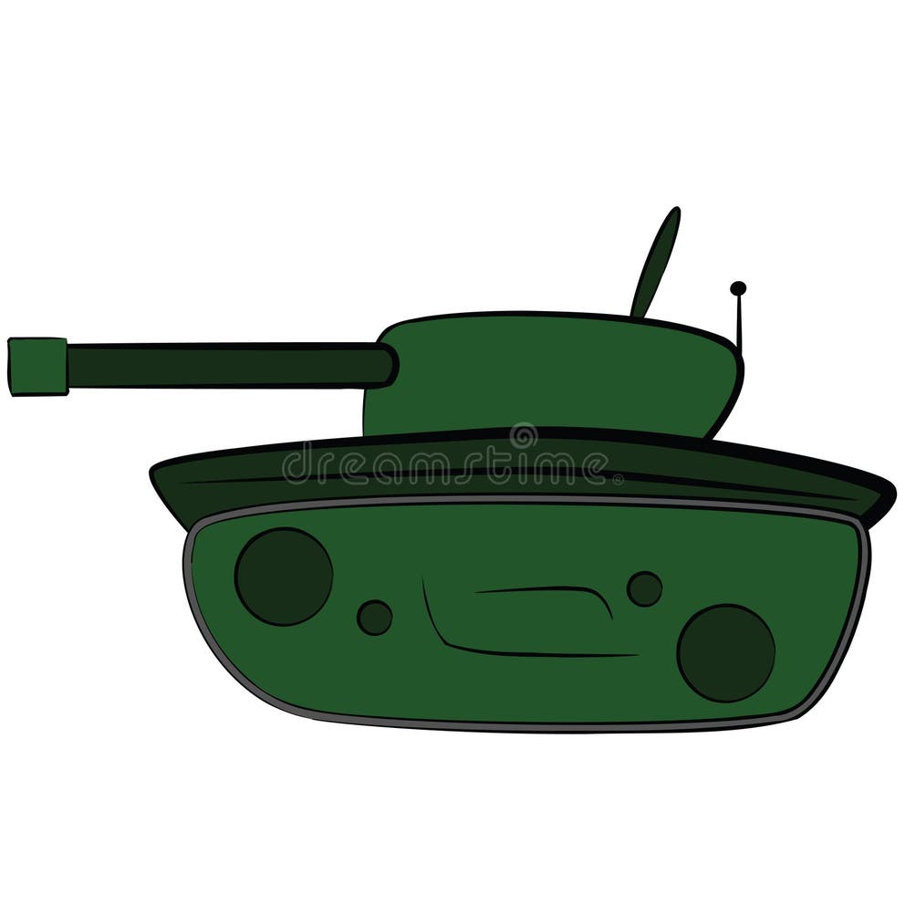 Green Cartoon Army Tank Stock Illustrations – 512 Green Cartoon Army ...