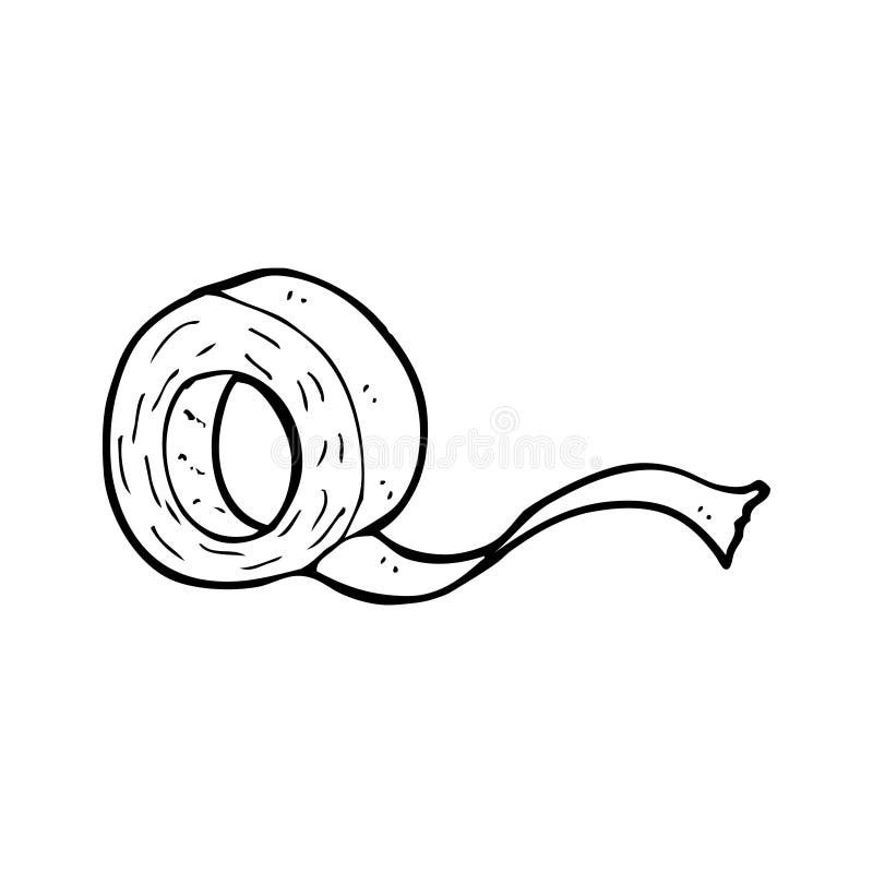 Cartoon tape stock illustration. Illustration of quirky - 37026837
