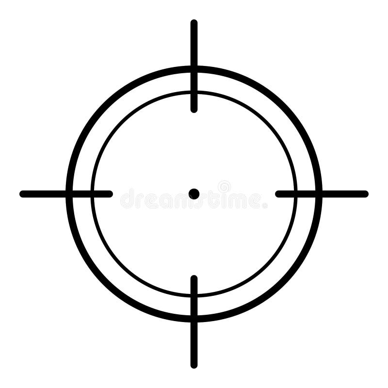 Cartoon target stock vector. Illustration of vector - 257721197