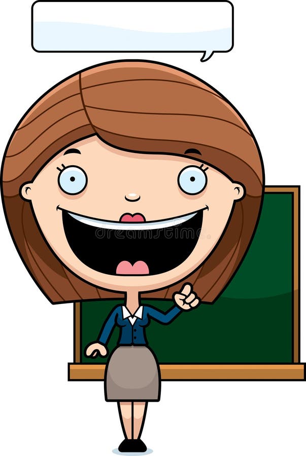 Cartoon Teacher Idea stock vector. Illustration of vector - 49632580