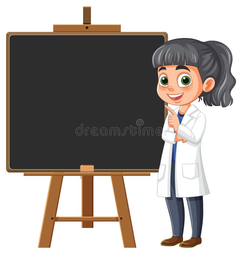 Cartoon teacher standing stock vector. Illustration of vector - 370493110