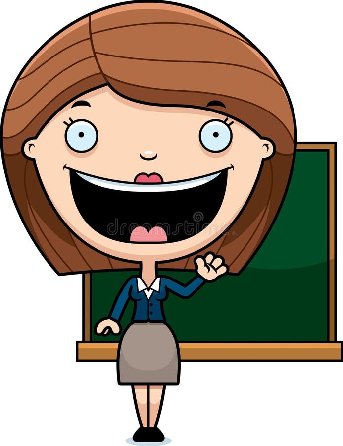 Excited Teacher Clipart