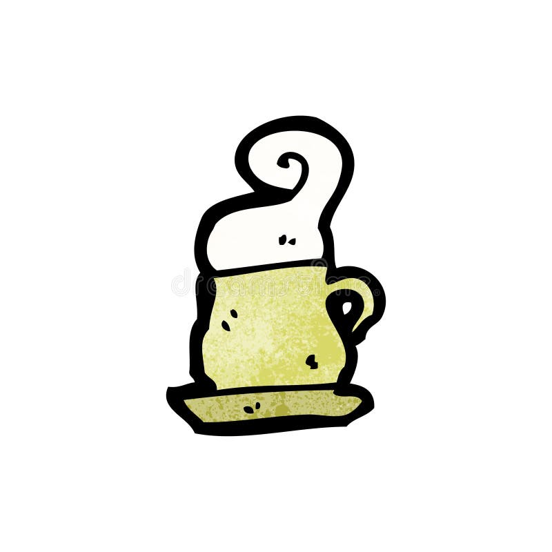 Cartoon teacup stock vector. Illustration of funny, cheerful - 38064626