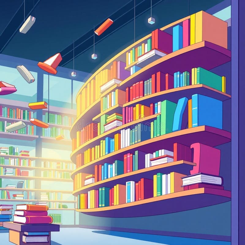 A Cartoon Tech Unique Design Stock Illustration - Illustration of ...