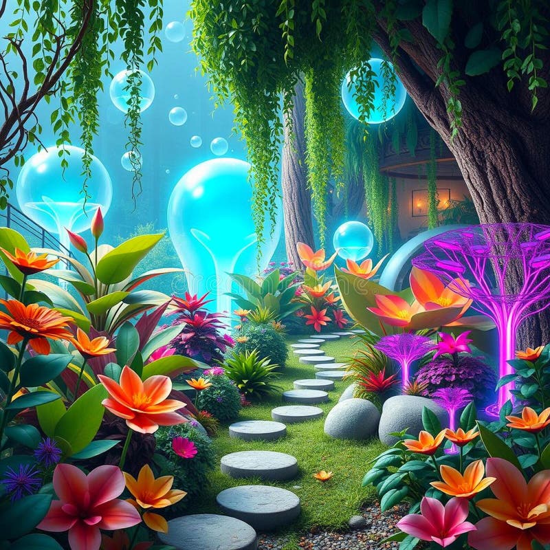 A Cartoon Tech Unique Design Stock Illustration - Illustration of ...