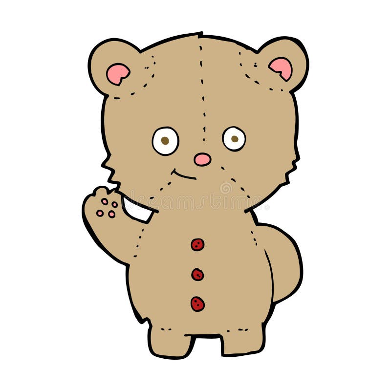 Cartoon teddy bear stock image. Image of teddy, drawing - 257210141