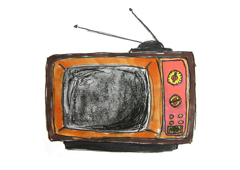 Cartoon Vintage Television Stock Illustrations – 7,433 Cartoon Vintage ...