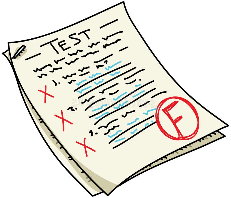 Cartoon Test stock illustration. Illustration of object - 22139374