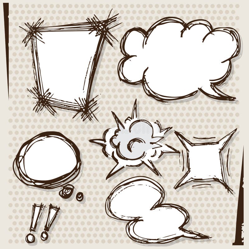 Cartoon text box stock vector. Illustration of drawing - 77198984