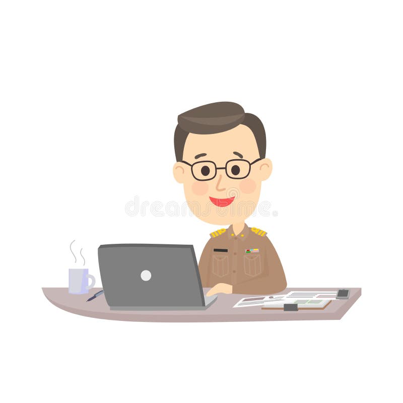 Computer Guru Cartoon